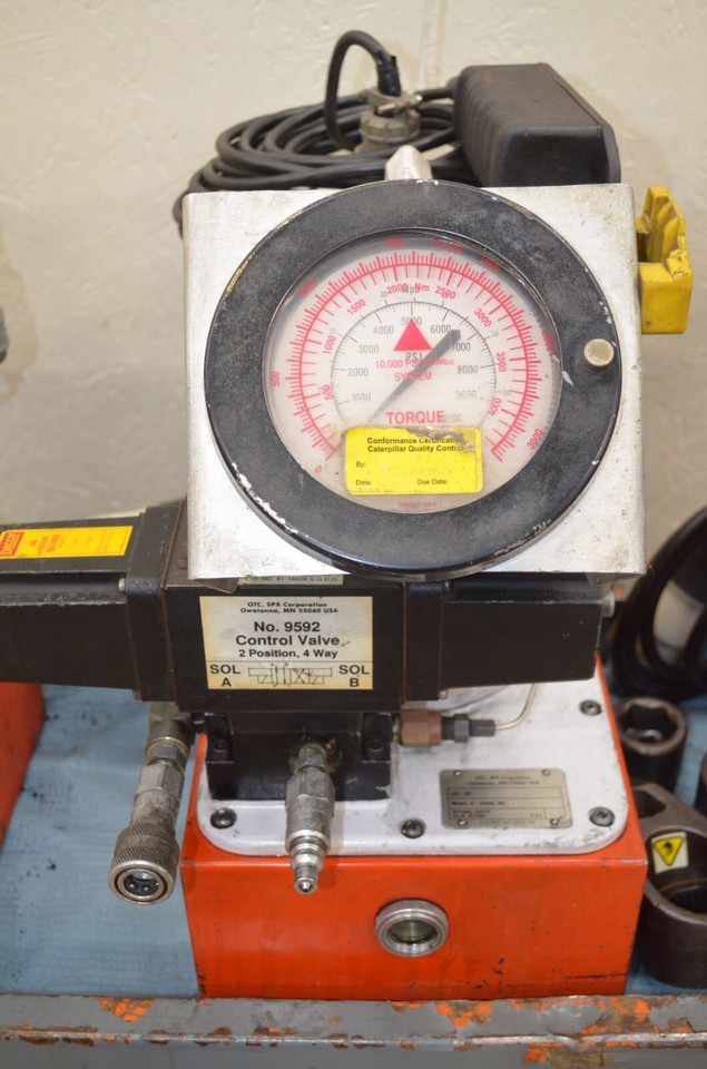 3 Sweeney Enerpac Hydratight Hydraulic X1E Pumps & 1- RSL4H & 2- RSL4H ...