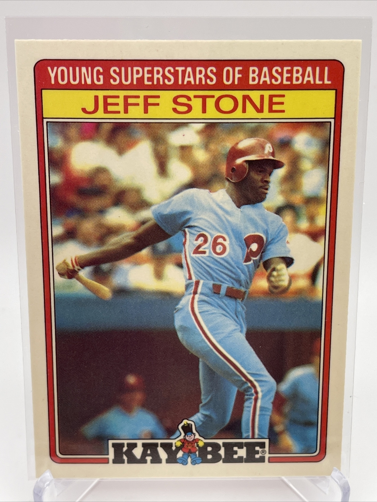 1986 Topps Kaybee Jeff Stone Baseball Card #30 Mint FREE SHIPPING | eBay