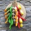 1 Bunch Hanging Fake Vegetable Artificial Corn Pepper Garlic Hanger ...