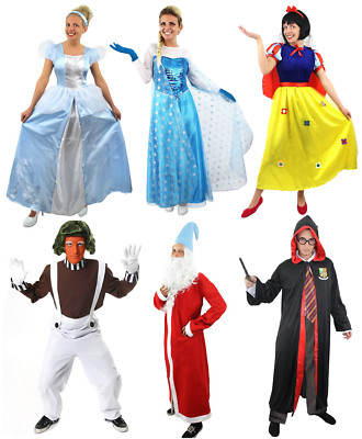 ADULT CHARACTER FANCY DRESS TEACHER BOOK WEEK COSTUME MENS LADIES ...