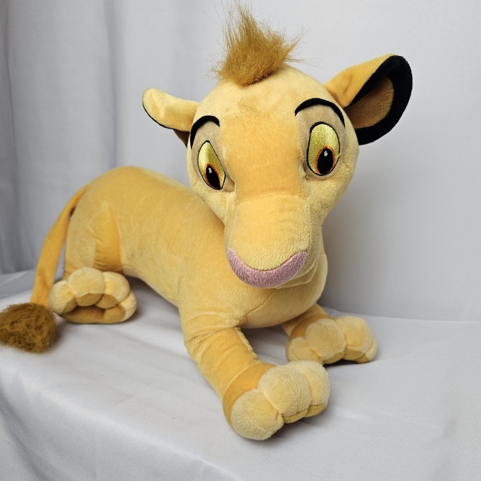 Disney The Lion King 20" Medium Young Simba Plush Hasbro Standing Toy ...