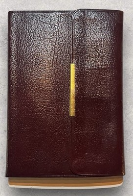 1973 Red Bonded Leather Snap Bible King James Red Letter Jimmy Swaggart ...