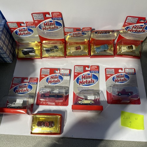 HO Scale Mini Metals Bulk Vehicle/ Truck Lot. 10 Cars Included. NIB | eBay