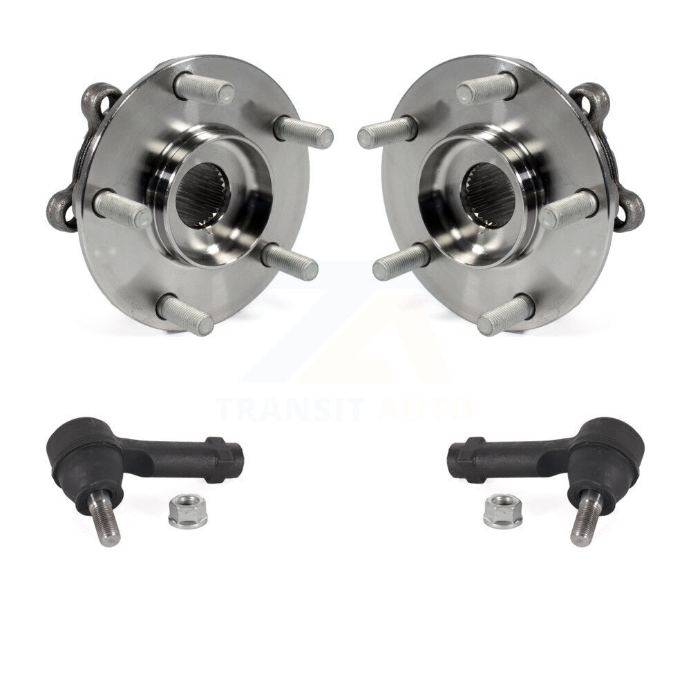 Front Wheel Bearing And Tie Rod End Kit For 2013-2016 Mazda CX-5 K77 ...