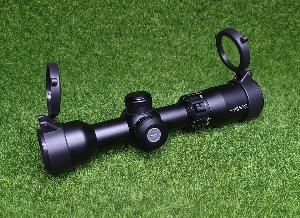 Hawke 1.5-5x32mm XB1 Vari-Speed Illum SR Reticle SFP Crossbow Scope ...