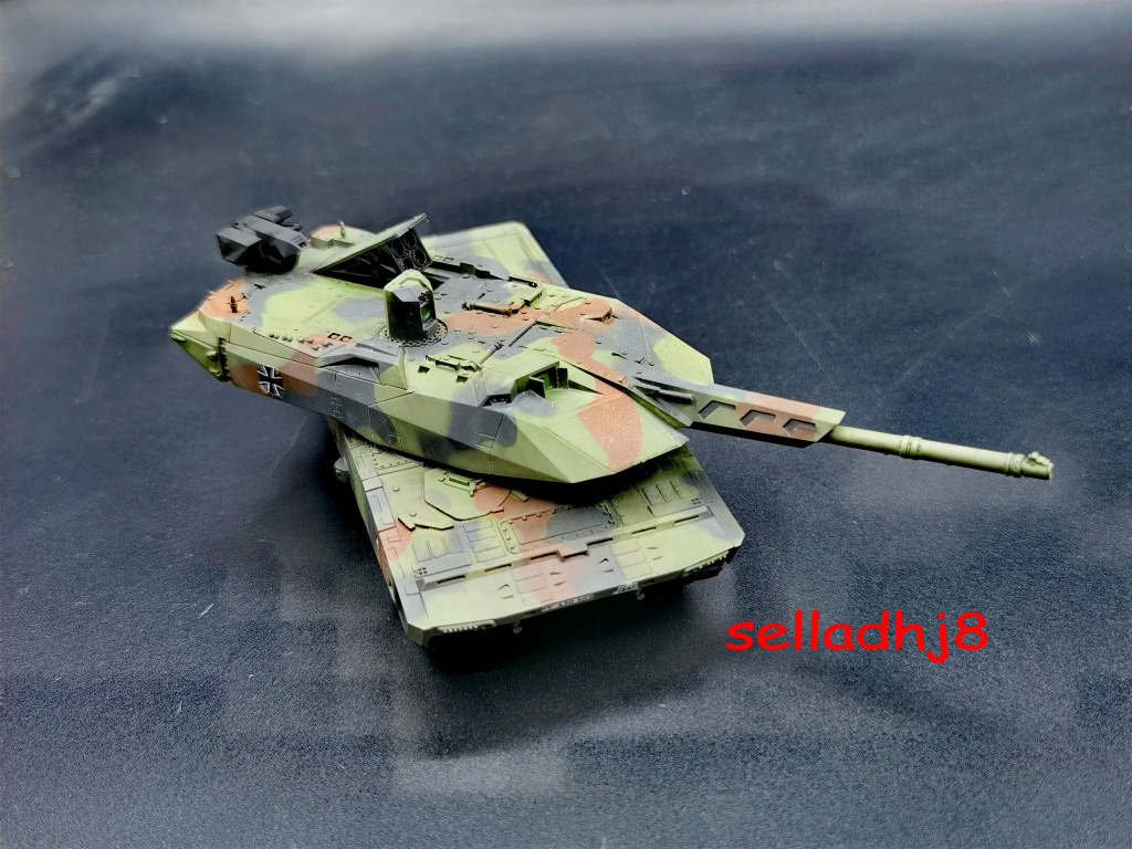 Homemade 1/72 German KF51 Main Battle Tank NATO Tricolor Painted ...