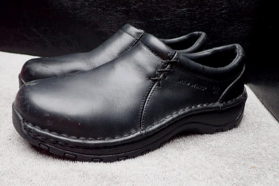 Red Wing Women's Black 2321 Slip On Safety Toe Clogs Shoes Slip ...