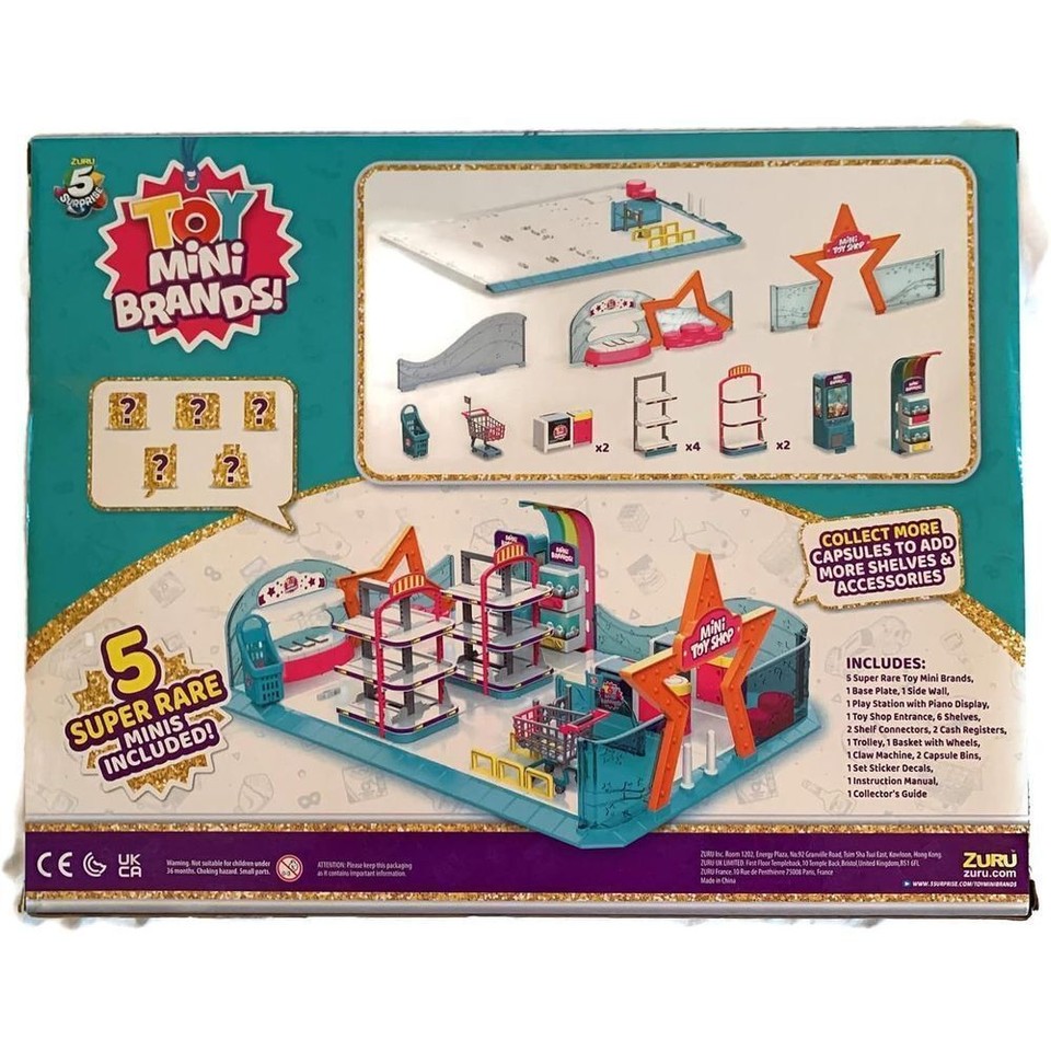 Mini Brands Super Rare Toy Shop Walmart Exclusive Gold Rubic 5 Super ...
