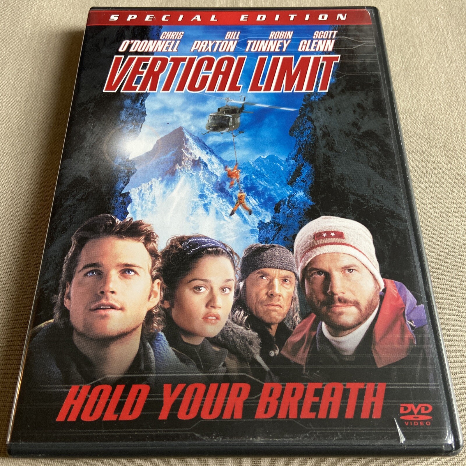 Vertical Limit (DVD, 2001, Special Edition) WS W/ Insert O'Donnell Bill ...