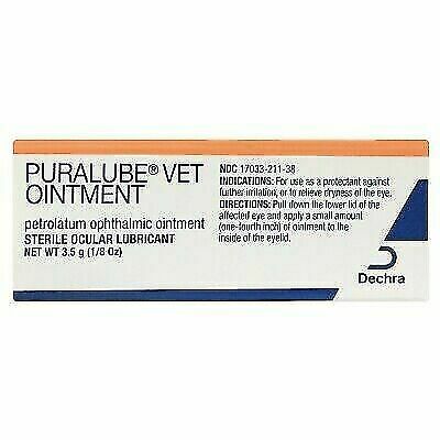 Dechra 3.5 gm Puralube Veterinary Pomade Eye Ointment for Dogs for sale ...