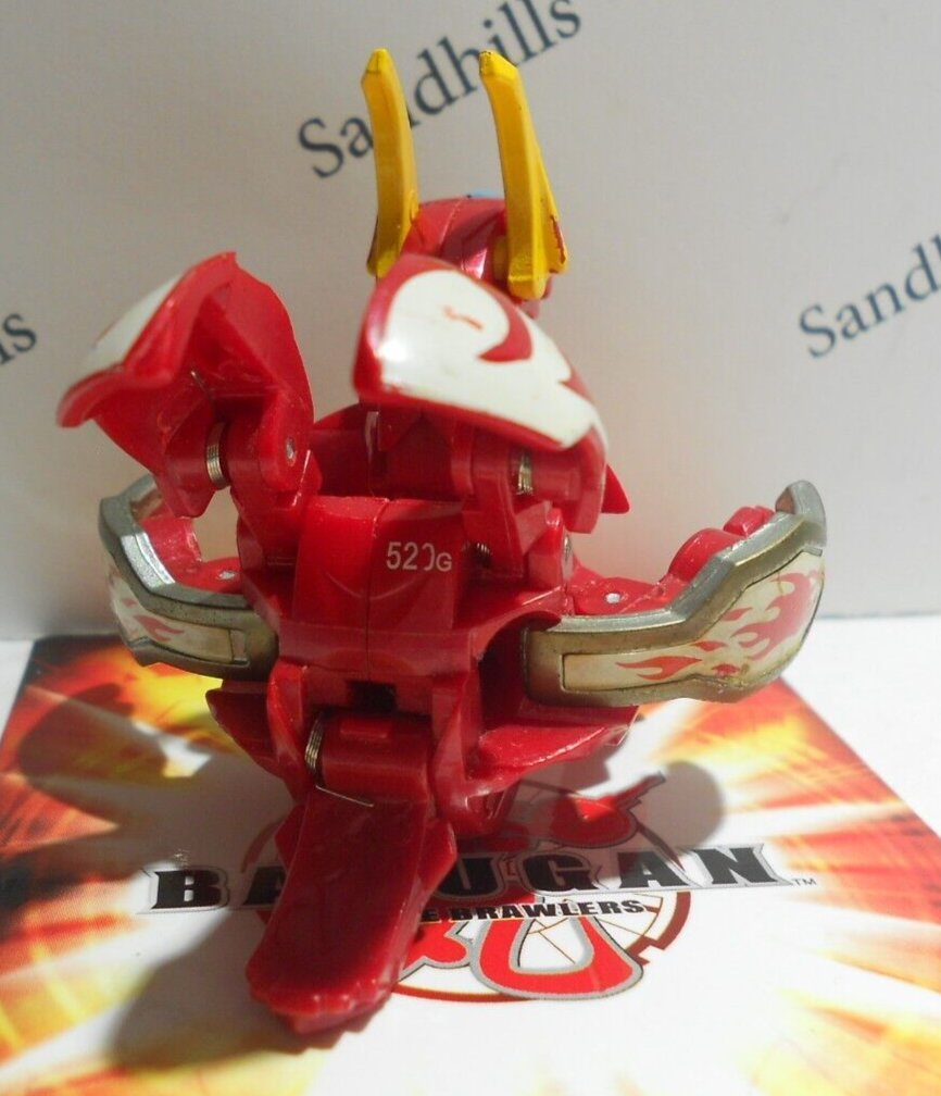 Bakugan Gren Dragaon Red Pyrus BakuTech 520G & matching card | eBay
