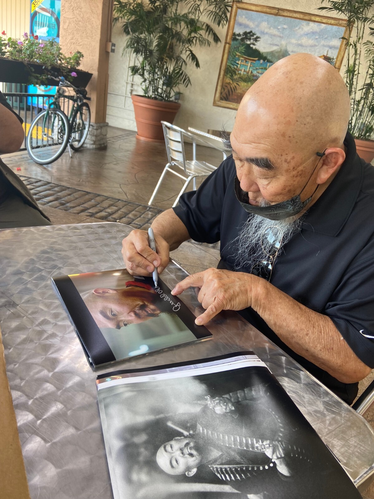 * GERALD OKAMURA * signed 8x10 * BIG TROUBLE IN LITTLE CHINA * PROOF 14 ...