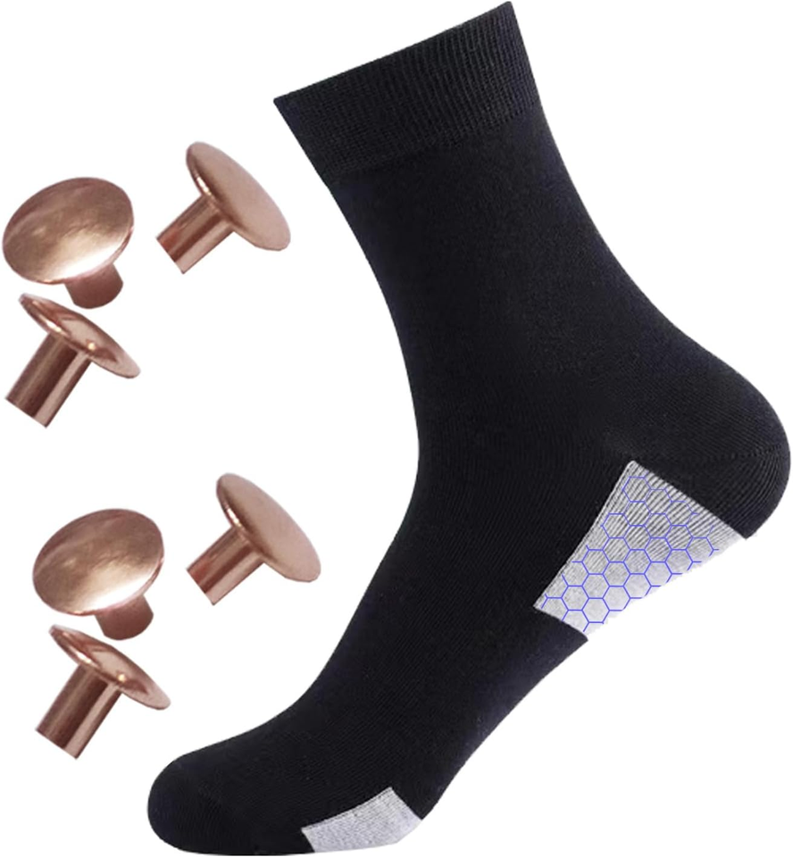 6 Pure Copper Solid Rivets and 1 Grounding Socks Suitable for Most ...
