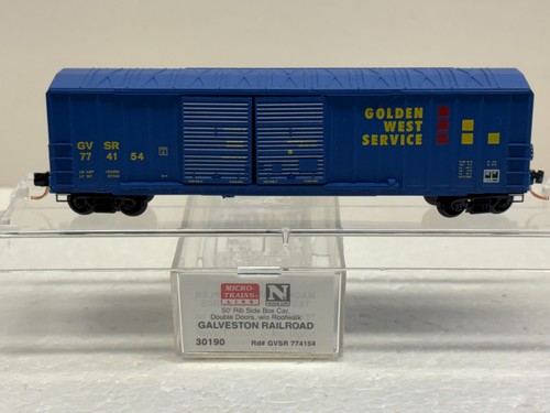 N Scale Micro Trains MTL 30190 Golden West Service GVSR 774154 Boxcar ...