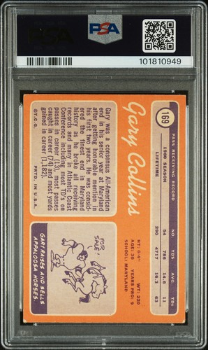 1970 Topps Gary Collins #169 PSA 3 | eBay