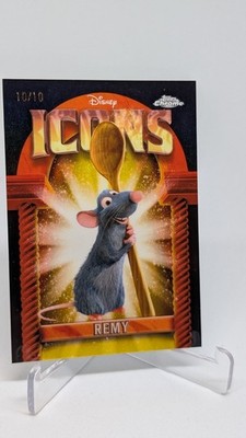 2025 Topps Chrome Disney Remy Black Disney Icons 10/10 DI-9 | eBay