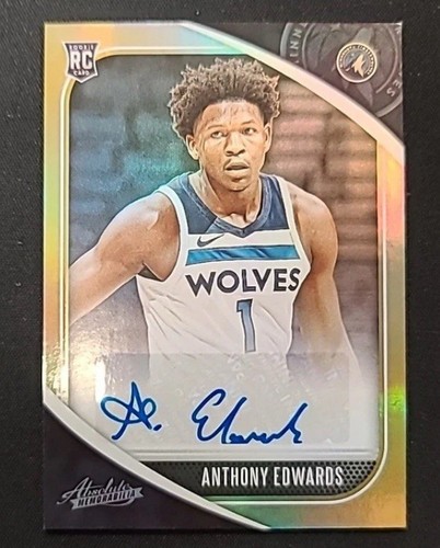 2020-21 Panini Absolute Memorabilia Anthony Edwards RC RA-AED ROOKIE ...