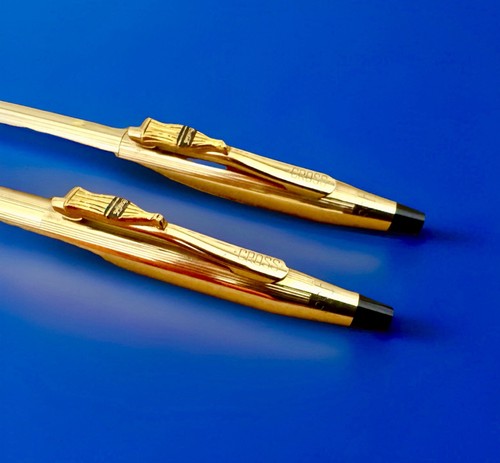 CROSS Century Pen & Pencil Set 10kt Gold Filled “COKE” Emblem ‘80’s ...