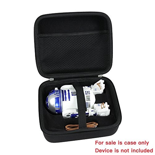 Hermitshell Hard EVA Travel Black Case Fits Sphero Star Wars R2-D2 / R2 ...