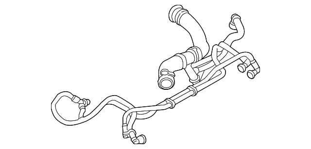 Genuine OEM Land Rover Upper Radiator Coolant Hose LR034637 for sale ...