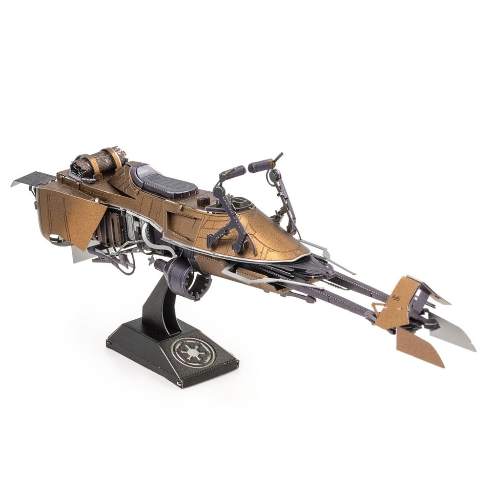 Fascinations Metal Earth Star Wars Classic Speeder Bike 3D Model Kit ...
