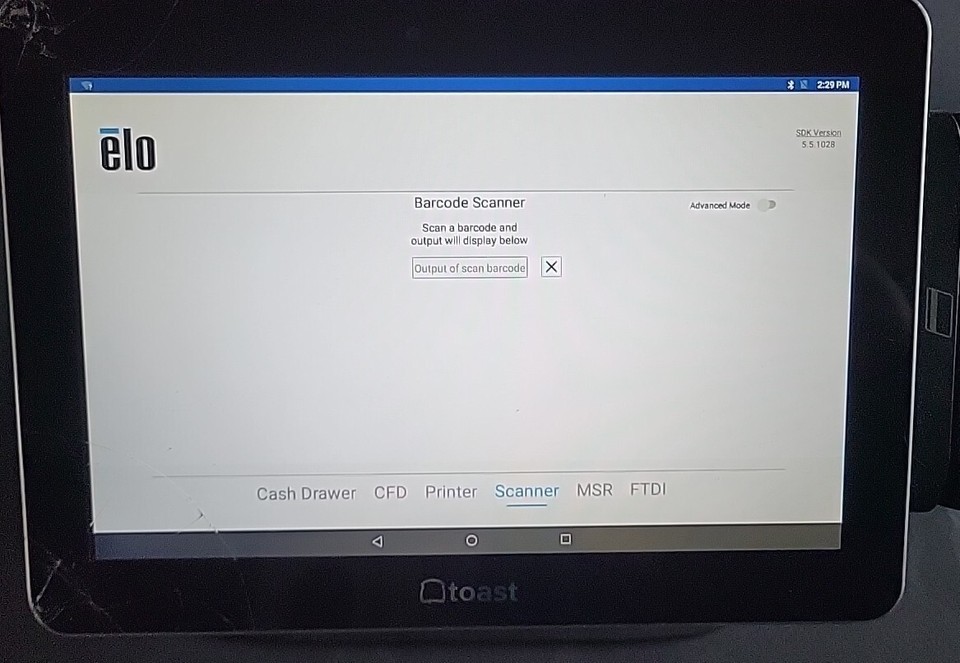 ELO Toast Black i3-10std 10" Touchscreen POS Point-of-Sale System Card ...