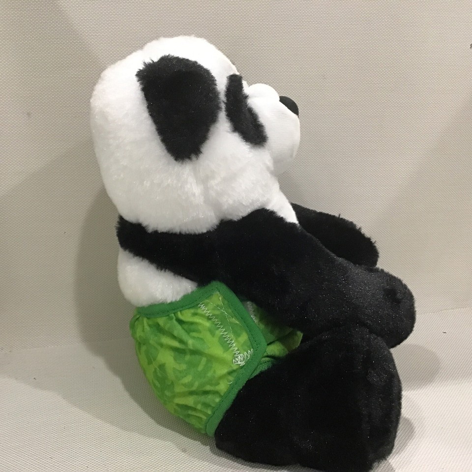 Melissa & Doug Baby Panda Green Diaper Change Stuffed Animal Soft Plush ...