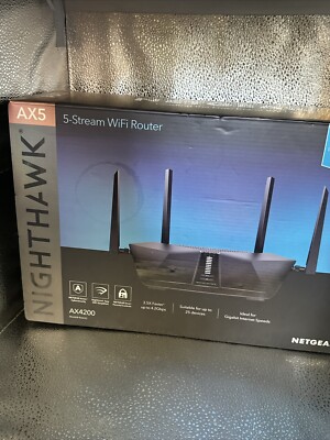 Netgear RAX43 NightHawk AX5 AX4200 5-Stream WiFi 6 Router (E10035549 ...