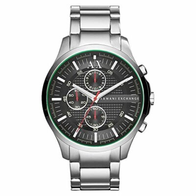 Armani Exchange Quartz Chrono Men Watch AX2163 Black | eBay
