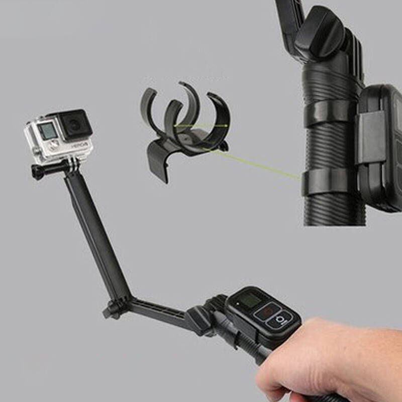 Lock Holder Selfie Stick Clamp Durable Remote Control Mount Camera ...