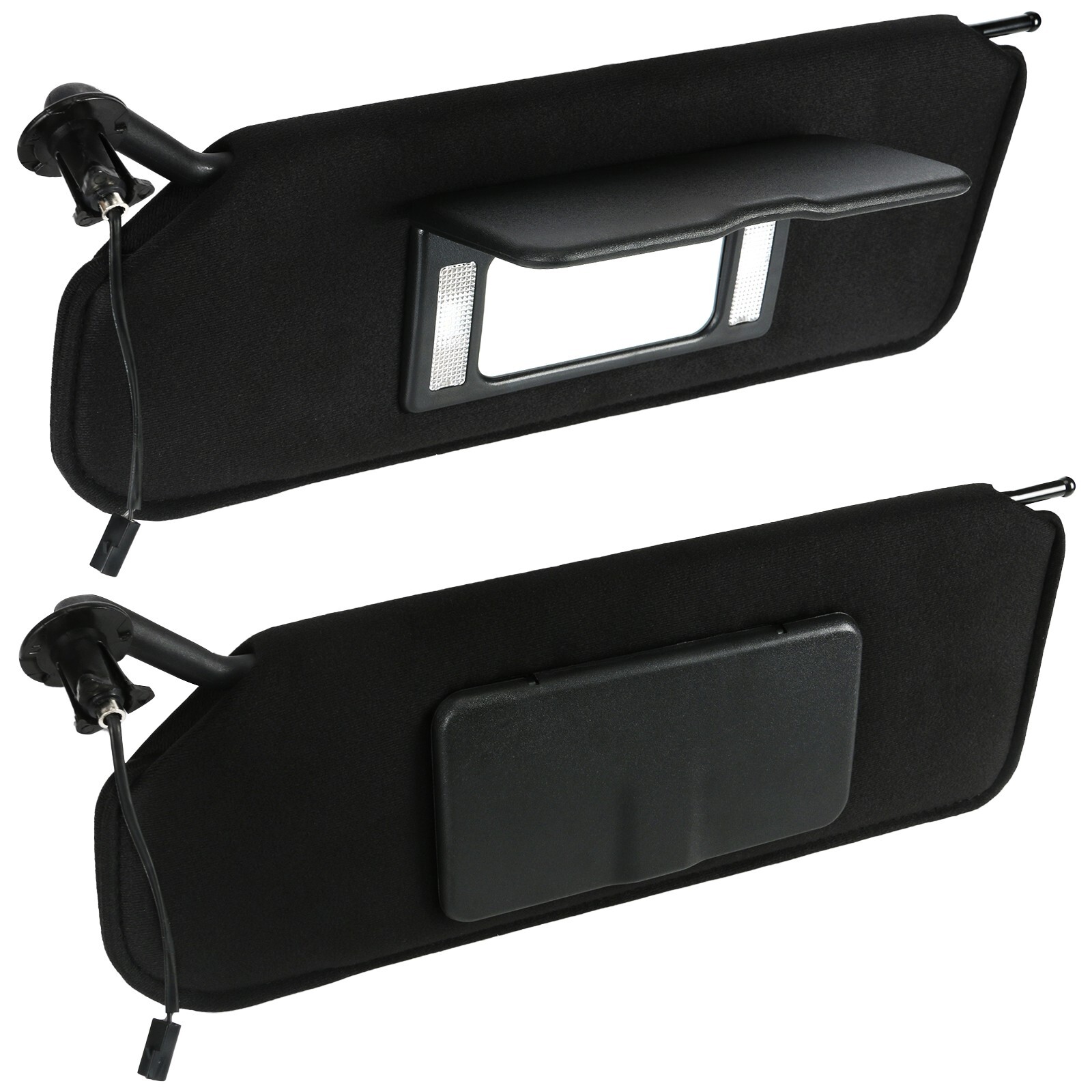 Sun Visors For Corvette C5 1997-2004 Pair Sun visor with Vanity Mirrors ...