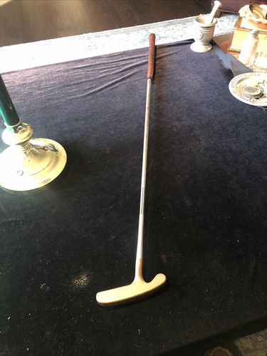 Vintage Acushnet Bullseye Putter Original Nice Wide Leather Grip 35 ...