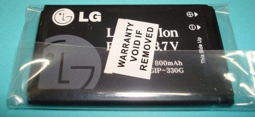 LG Original LGIP-330G 800mAh Li-Polymer Cell Phone Battery For LG KF300 ...