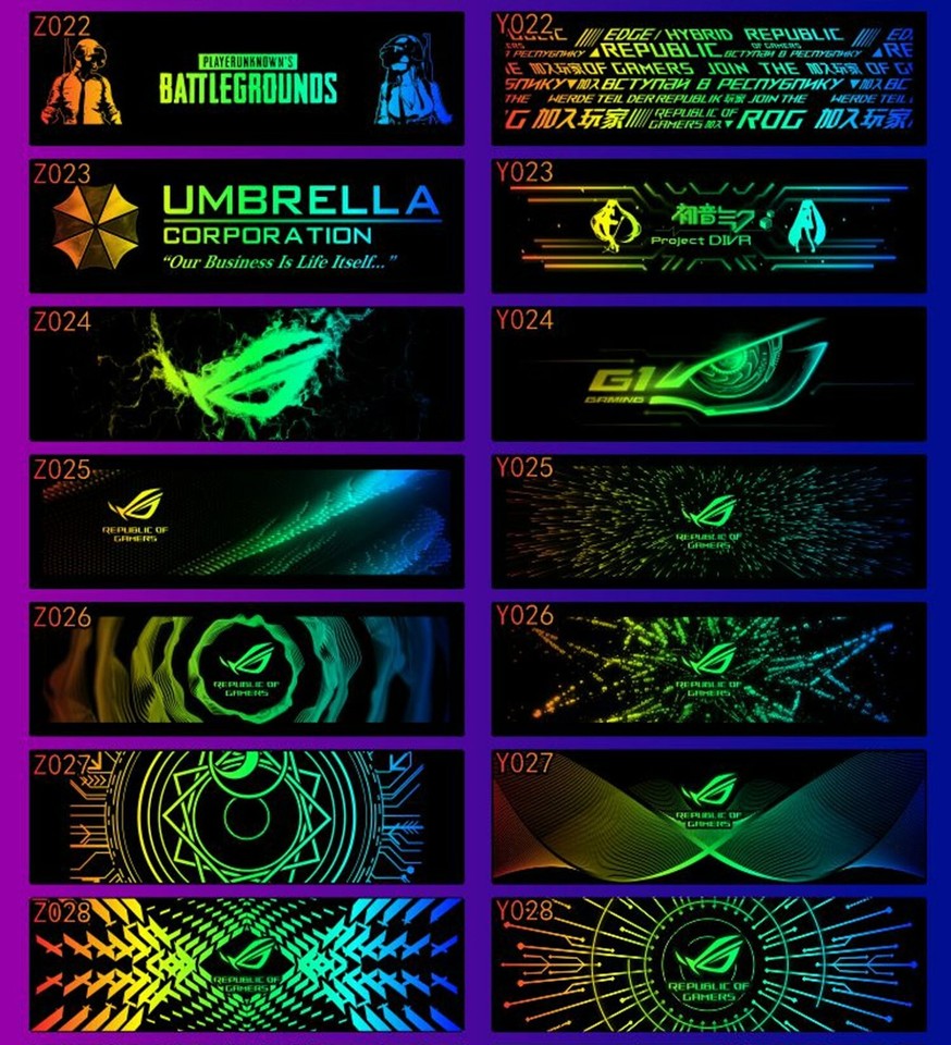 Custom Pic & Size ARGB GPU Side Panel GPU Backplate Colorful Light ...