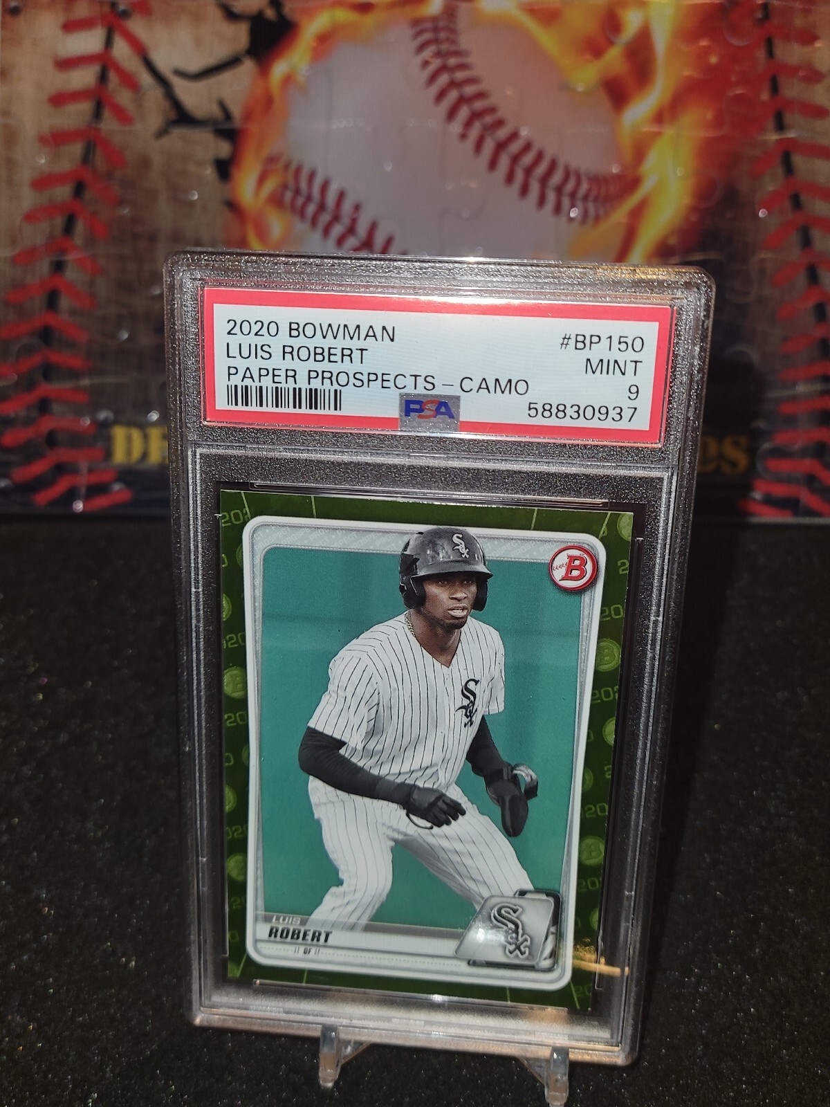 2020 Bowman LUIS ROBERT Paper Prospects RC #BP150 White Sox PSA 9 Camo ...
