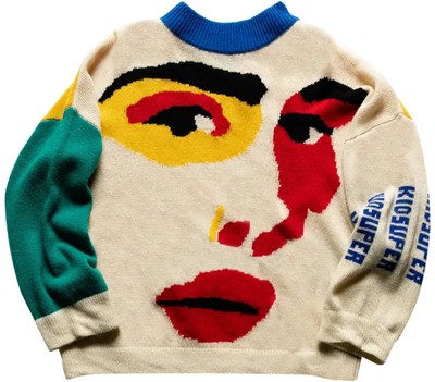 (RARE!) KidSuper Studios Face Knit Sweater SS20 Collection (Original ...