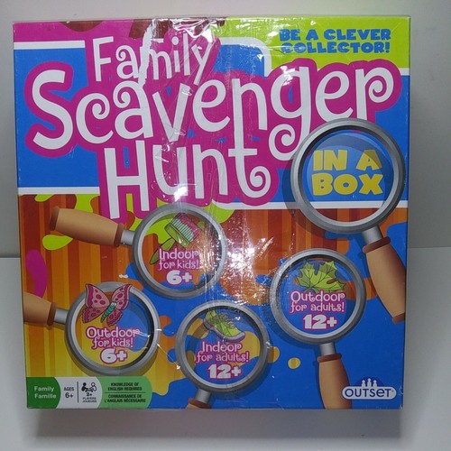 Family Scavenger Hunt " in a box" Home Edition For ages 6+ and 12+ | eBay