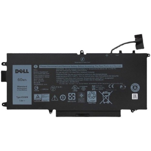 Genuine 60WH K5XWW Battery For Dell Latitude 5289 7389 7390 2-in-1 12 ...