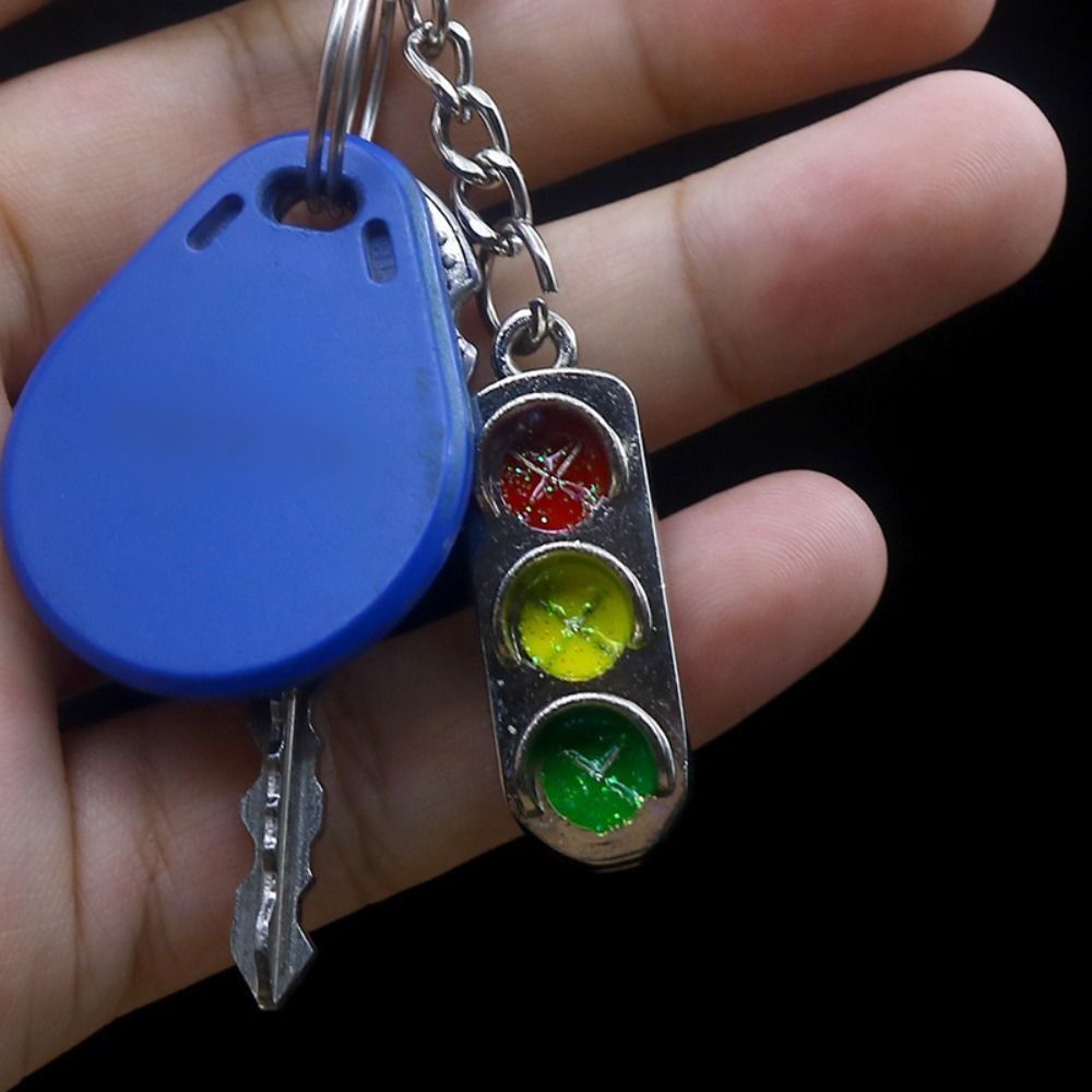 Zinc Alloy Traffic Light Keychain Luxury Metal Key Chain Men | eBay