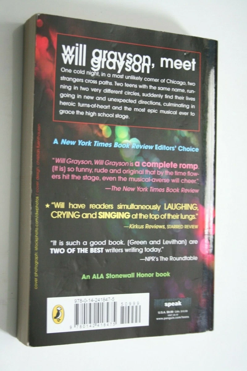 Will Grayson Will Grayson Book Cover