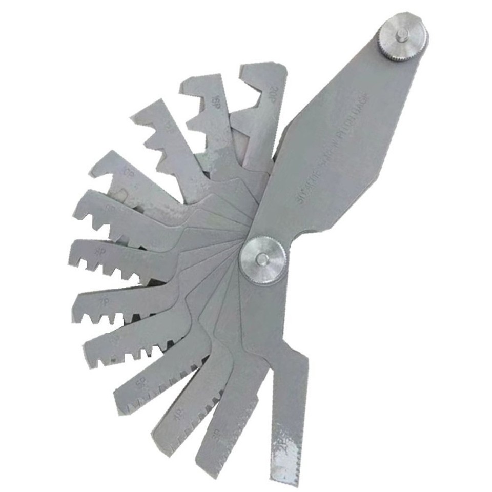 16pcs Acme Screw Pitch Gauge 29 Degree T-Thread Cutting Gage Industrial ...