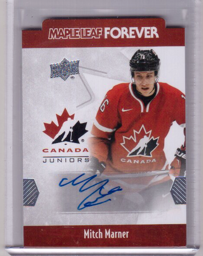 MITCH MARNER 2016 Upper Deck Team Canada Maple Leaf Forever Pre-Rookie ...