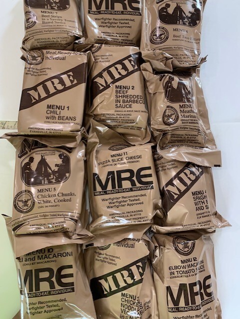MRE U.S. Military Ready to Eat Meals INSP 2025 Case A | eBay