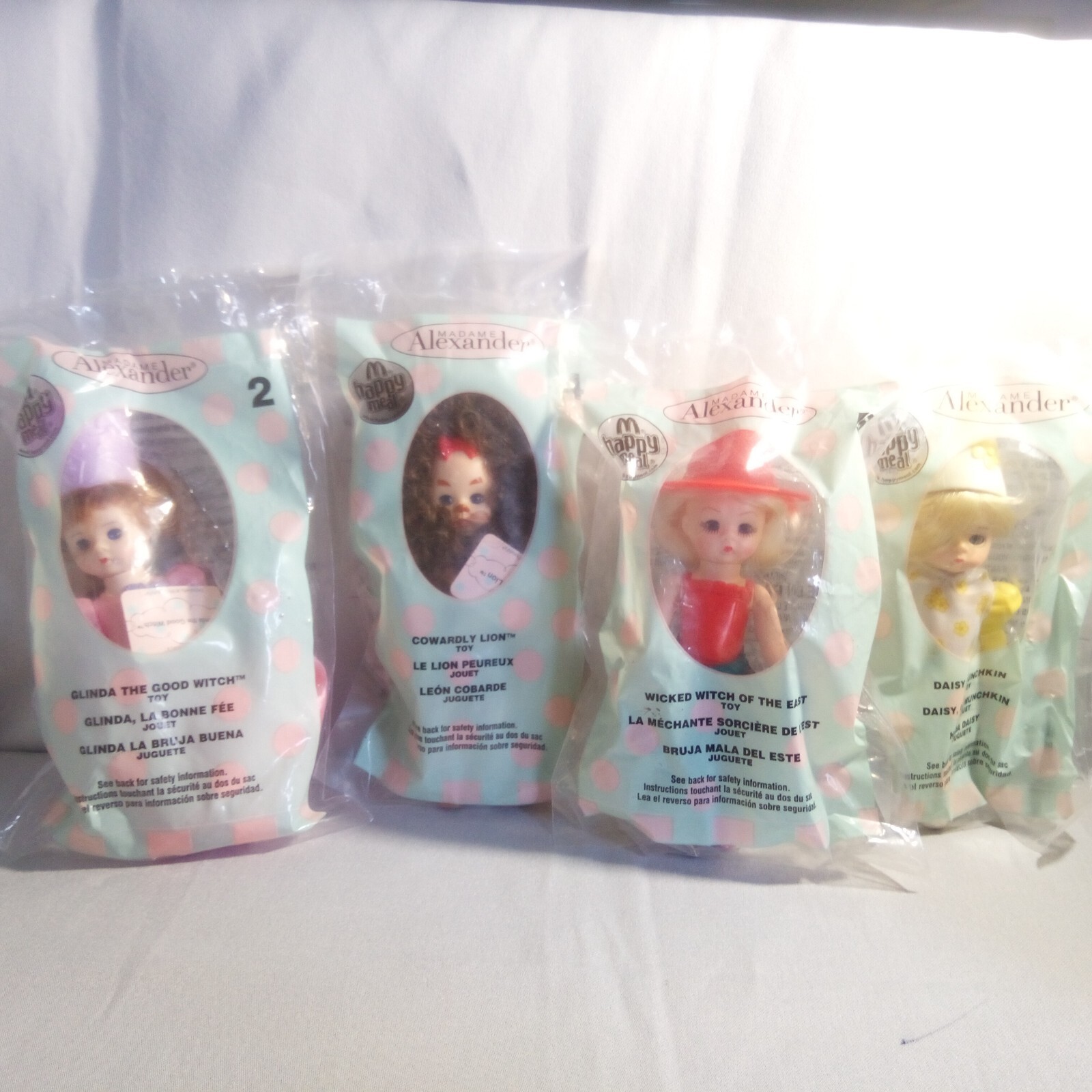 Lot of 4 Madame Alexander Wizard of Oz Happy Meal Dolls | eBay