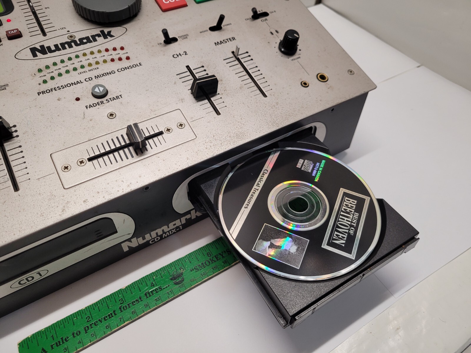 NUMARK CD MIX-1 Professional Dual CD Mixing Console Power Cable ...