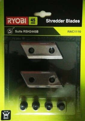 RYOBI Shredder Wood Chipper Replacement Spare Blades RSH2445B ACC030 ...