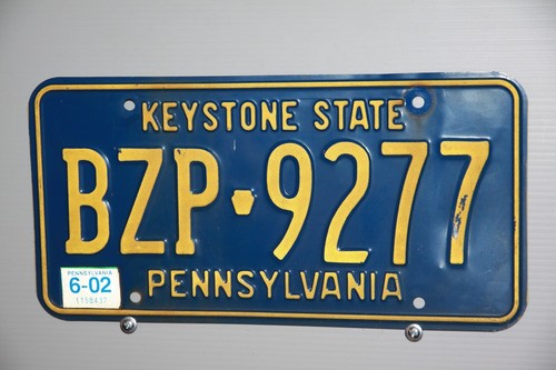 2002 PENNSYLVANIA License Plate ** KEYSTONE STATE ** '02 PA | eBay