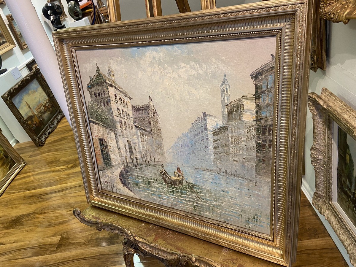 Oil Painting Of Venice By Rossi