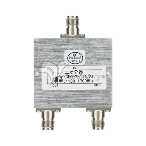 GFQ-2-1117AT Power Splitter 1100-1700MHz Power Divider w/3 TNC Female ...