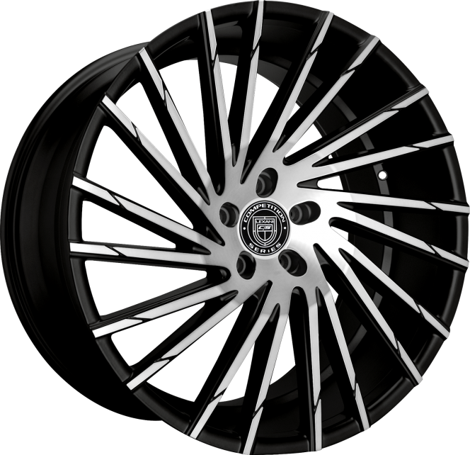 (4) 20x9 20x10 Staggered Lexani Wheels Wraith Gloss Black Rims RWD AWD ...